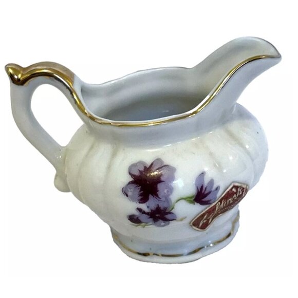 Lefton | Dining | Lefton China Sweet Violets Minature Hand Painted Gold ...
